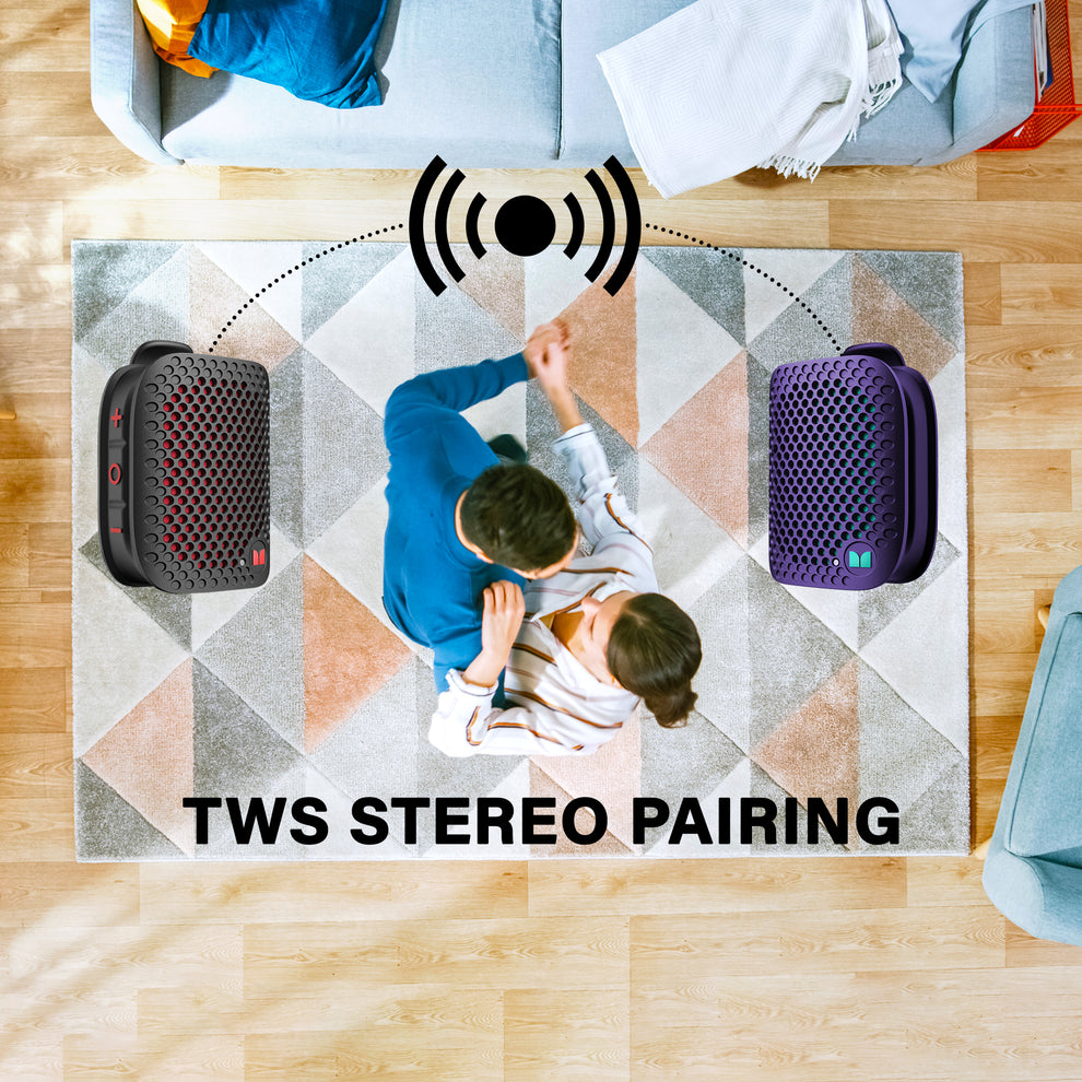 Premium Mini Bluetooth Speaker, Built-in Microphone for Calls, Arm Wea ...