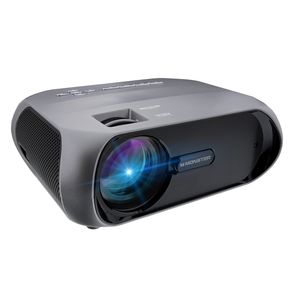 Wireless 1080P FHD TFT LCD Image Stream Projector with 120 Inch Portab ...