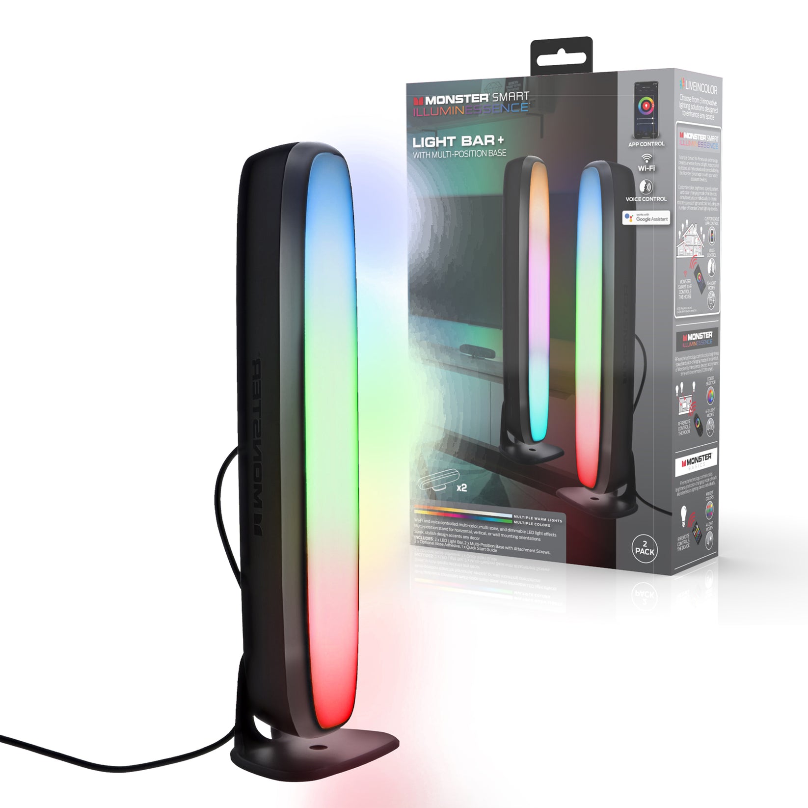 Smart Sound Reactive Multi-Color LED Light Bar – Monster Illuminessence