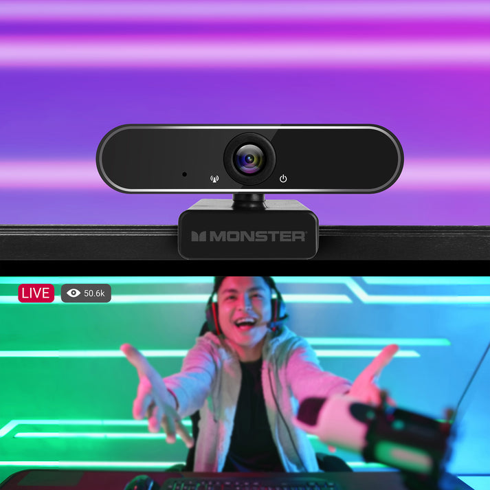 Premium Pro 1080P HD Insight FHD Webcam – Monster Illuminessence